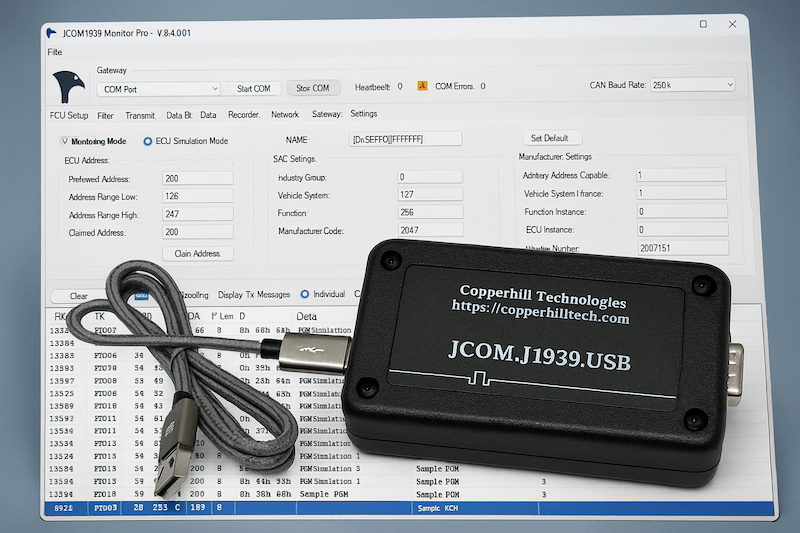 JCOM1939 Monitor - JCOM1939 Monitor Pro